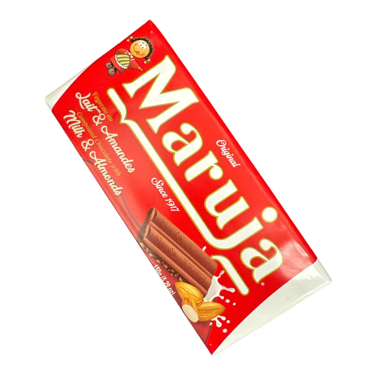Maruja Chocolate Bar with Almond 150g – Maghreb Market