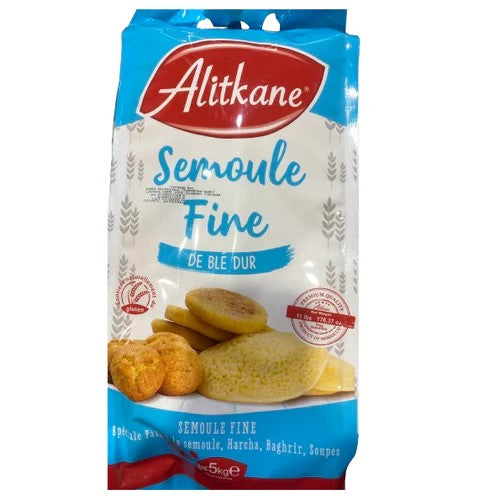 Al Itkane Semolina Fine 5Kg – Maghreb Market