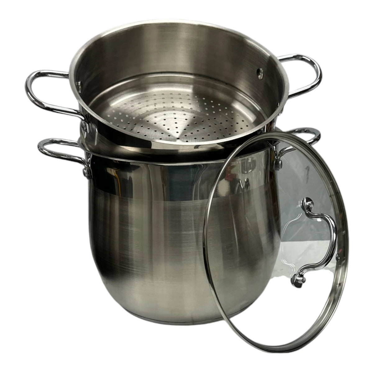 Couscousier Pot Stainless Steel Steamer 4L – Maghreb Market