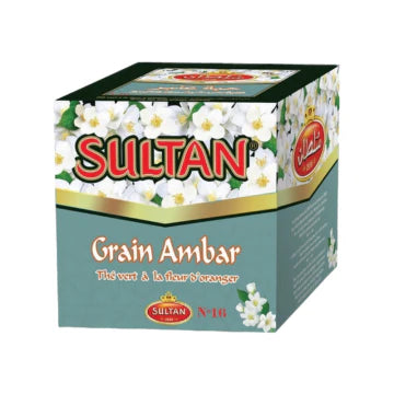 SULTAN Green Tea Ambar with Orange Blossom 150g – Maghreb Market