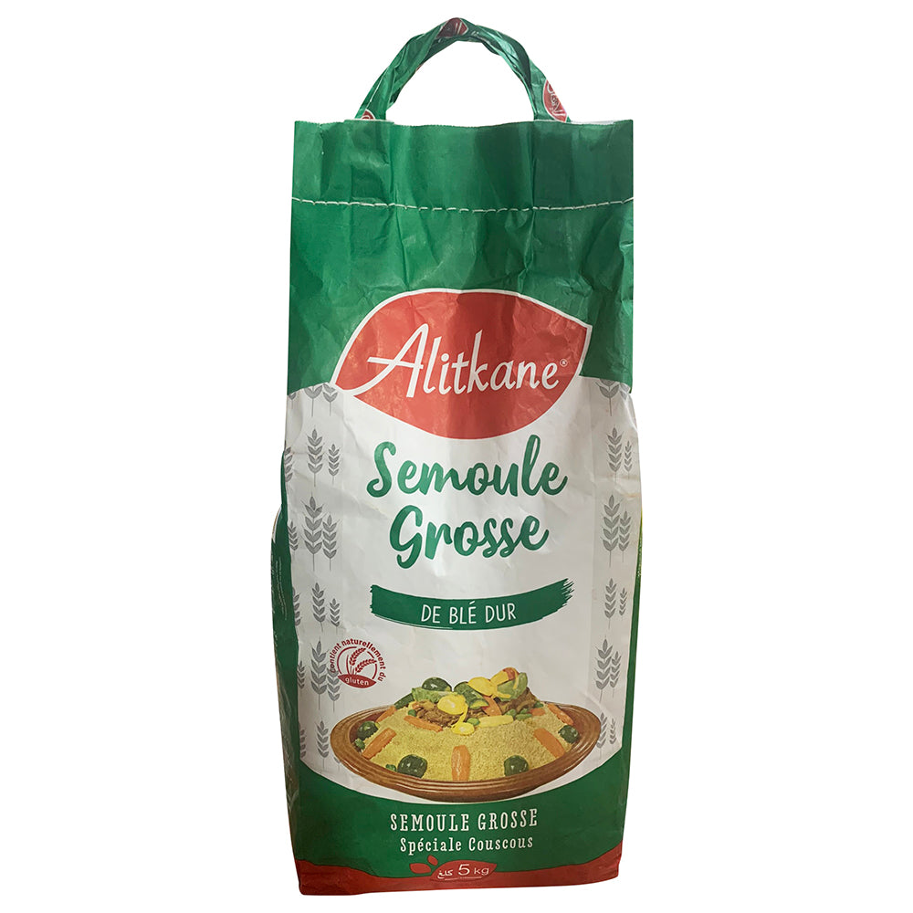 Al Itkane Coarse Semolina of whole wheat 5 kg – Maghreb Market