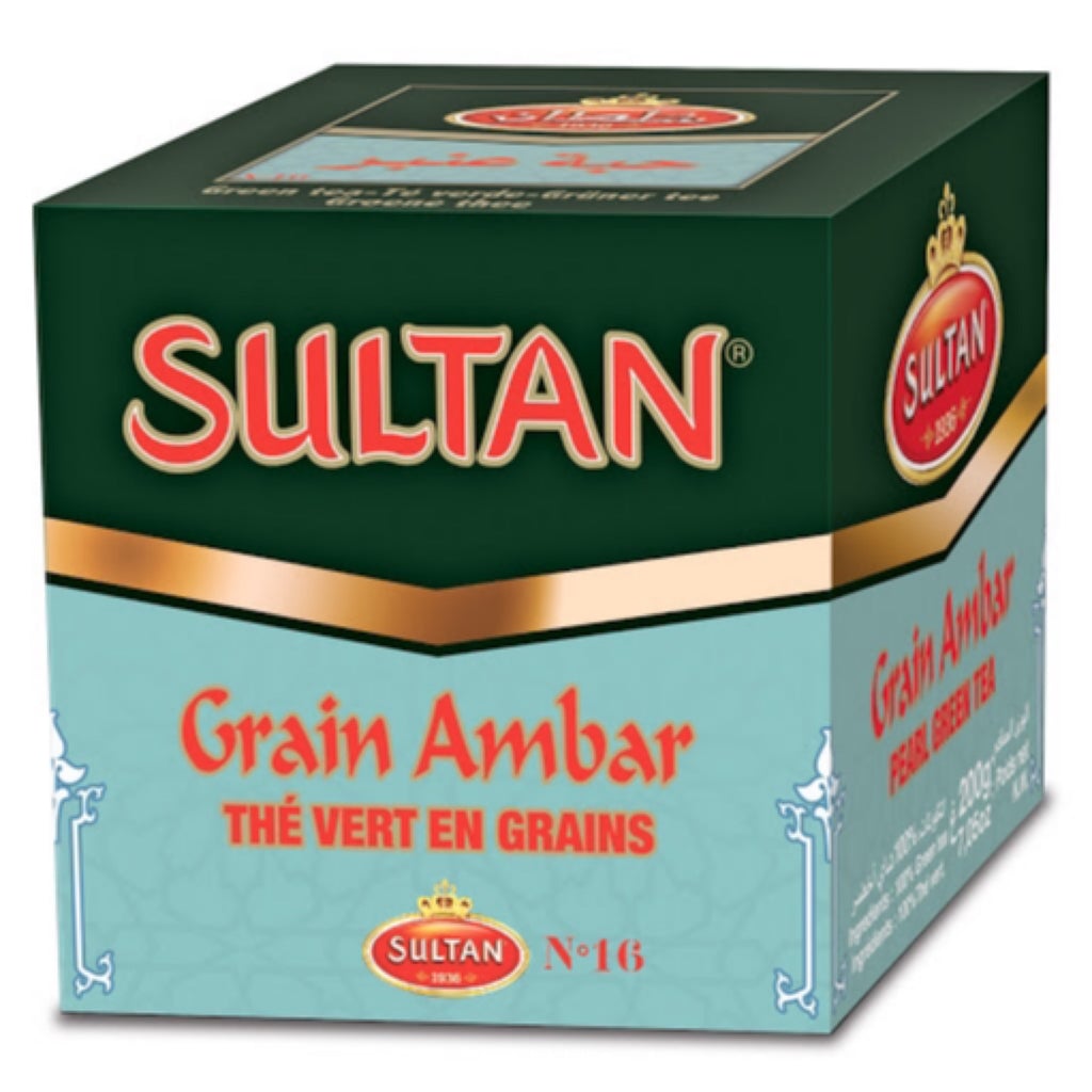 Sultan Al Ambar Green Tea 200g – Maghreb Market
